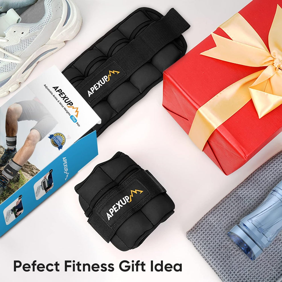 APEXUP 10 lb/Pair Adjustable Ankle Weights – APEXUP SHOP