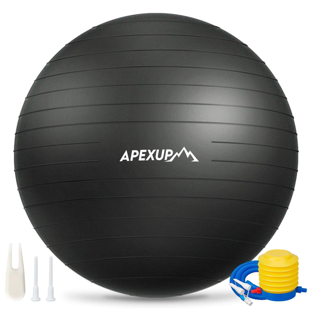 APEXUP Yoga Exercise Ball, Heavy Duty Large Gym Ball – APEXUP SHOP